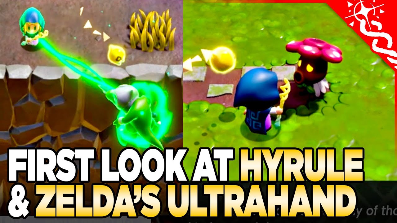 A First Look at Hyrule & Zelda's New "Ultrahand" (Bind) Ability in ...