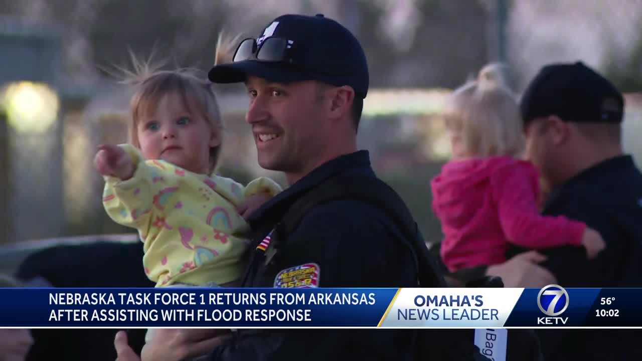 Nebraska Task Force 1 returns from Arkansas after assisting with flood ...