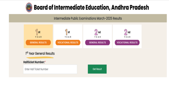 AP Inter Results 2025 LIVE: Andhra Pradesh 1st, 2nd year results declared, check marks memo here