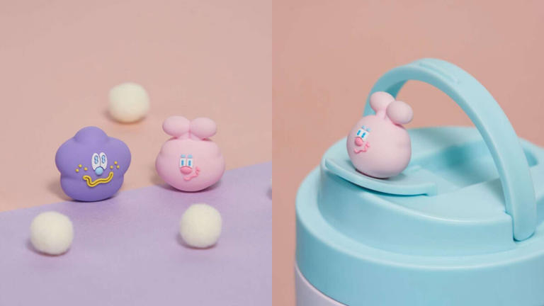 7-11「KINGJUN周邊」 重磅登場！蠢兔&病毒花渾圓杯組、透明果凍提袋、吸管塞可愛必收