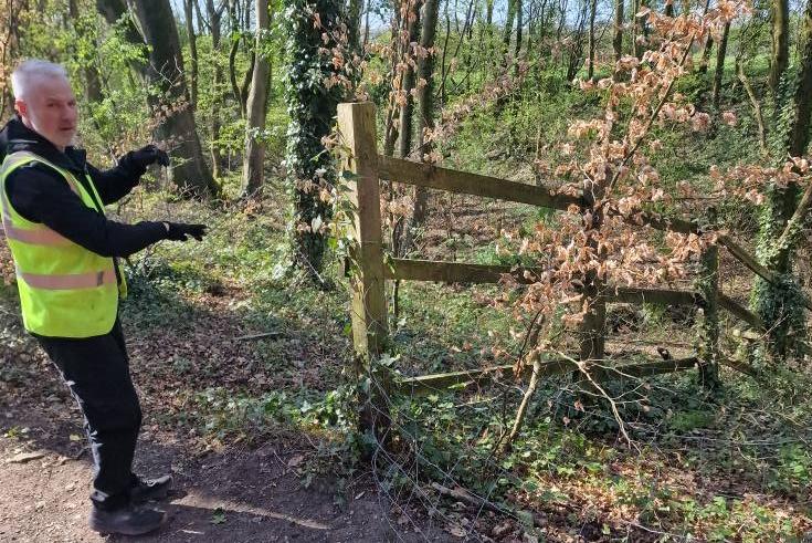 Lethal garrotte: council remove Wigan beauty spot booby trap