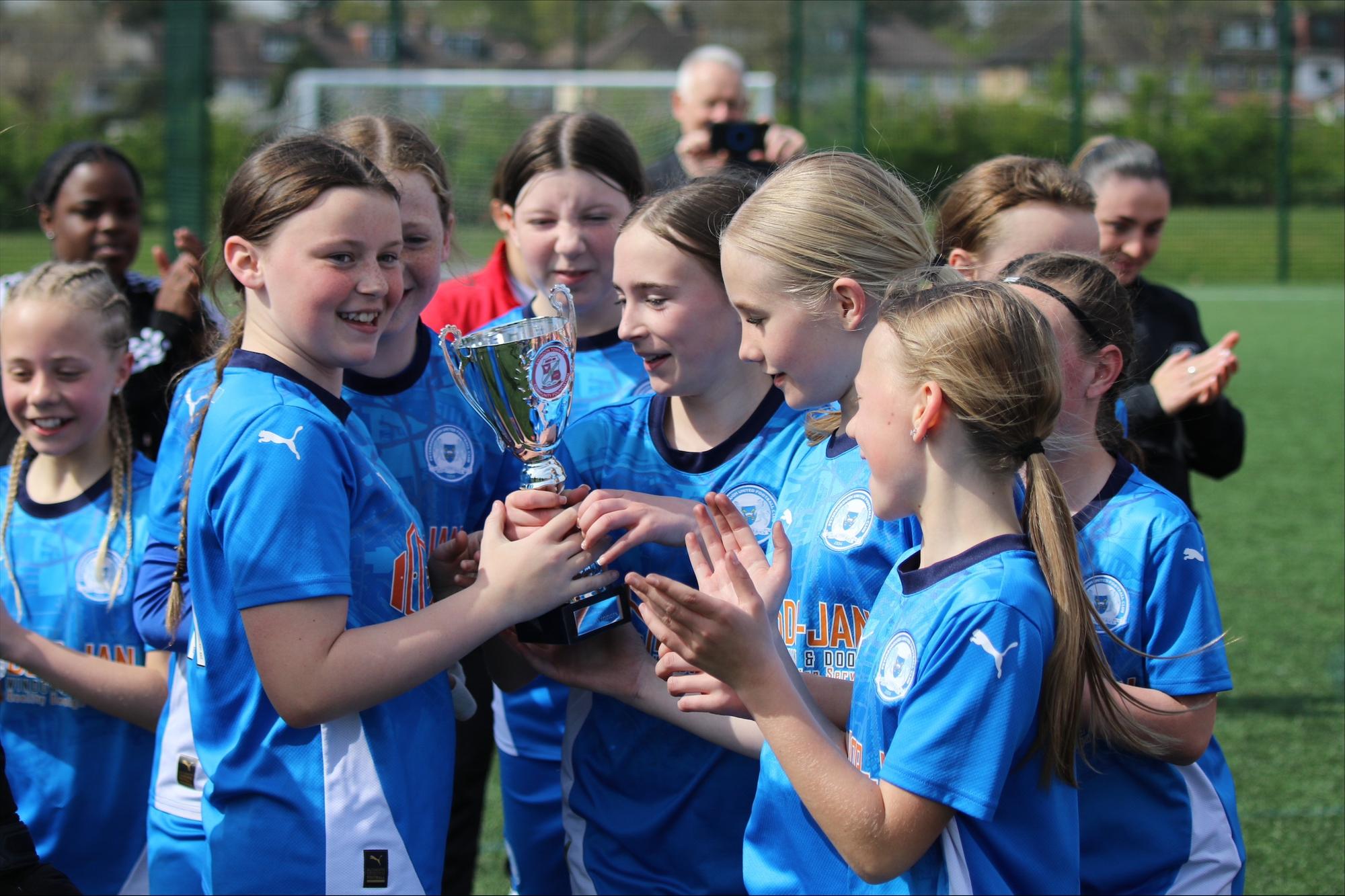 Girls make history for Posh with EDP National Cup win