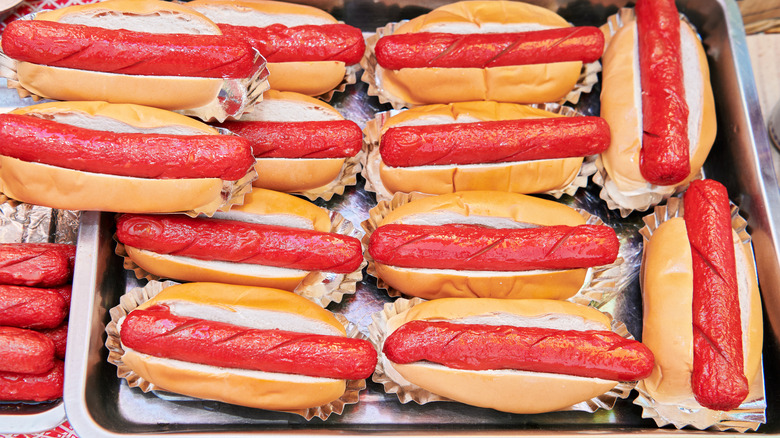 Maine's Legendary Red Snapper Hot Dog Is Practically Neon In Color ...