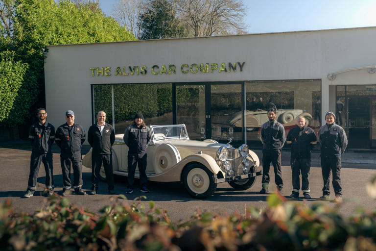 Alvis delivers its latest Lancefield continuation car, 88 years after ...