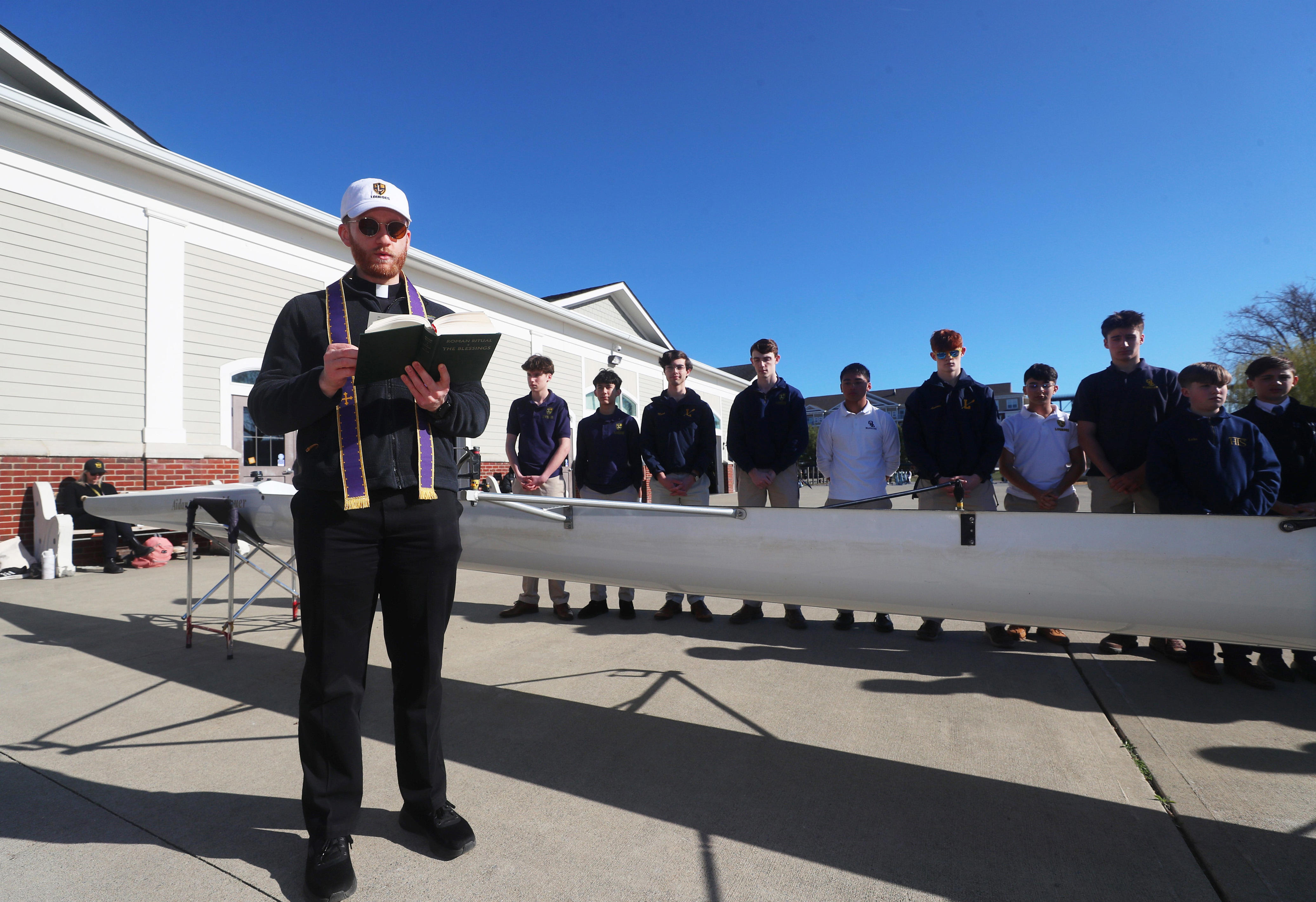 Rowing: Lourdes kicks off crew season with customary "Blessing of the ...