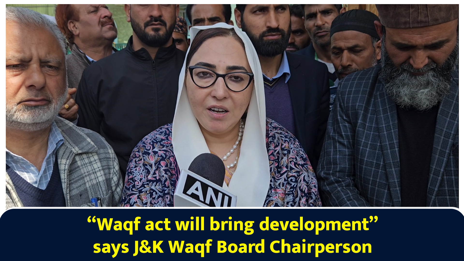 “Waqf act will bring development” says J&K Waqf Board Chairperson