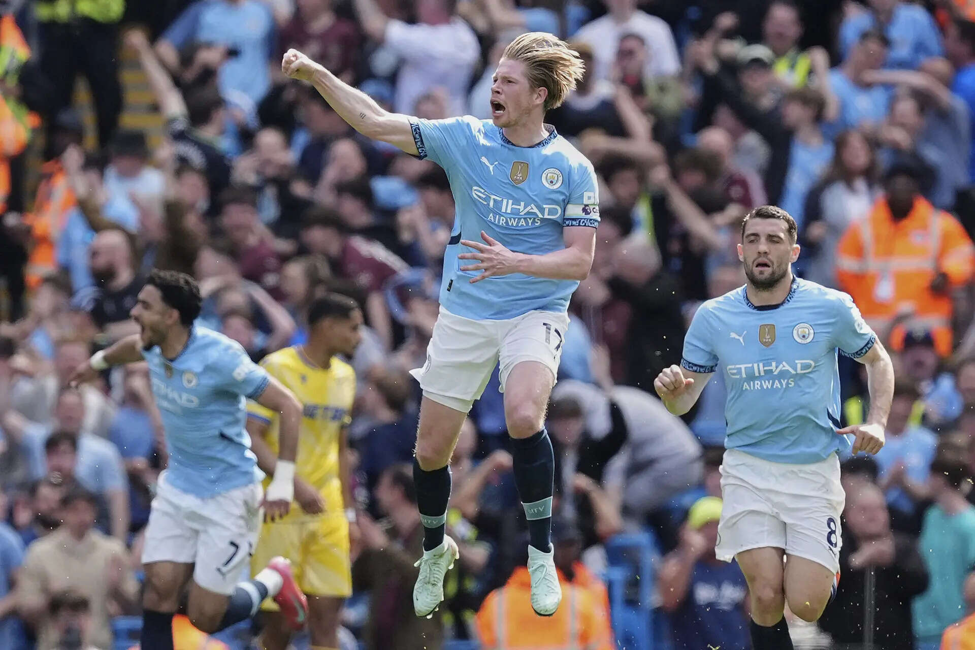 EPL: Manchester City crush Crystal Palace 5-2 after Kevin De Bruyne ...
