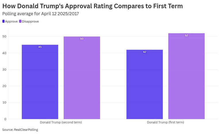 Donald Trump's Approval Rating Falls to New Low With Republican Pollster