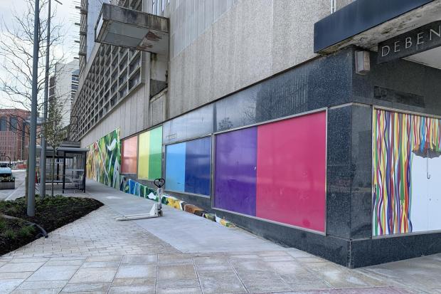 New addition to Debenhams building as Fleming Way work continues