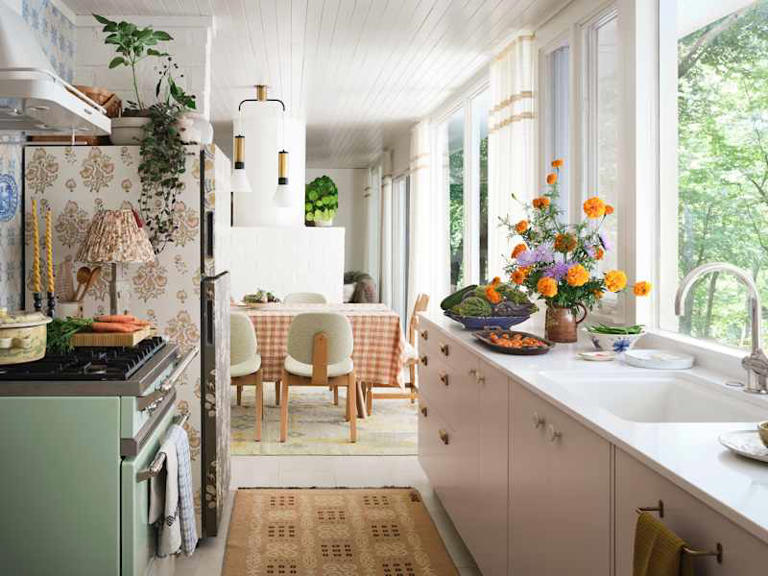 This Designer "Fabric-Wrapped" Her Fridge, and the Result Is So Charming