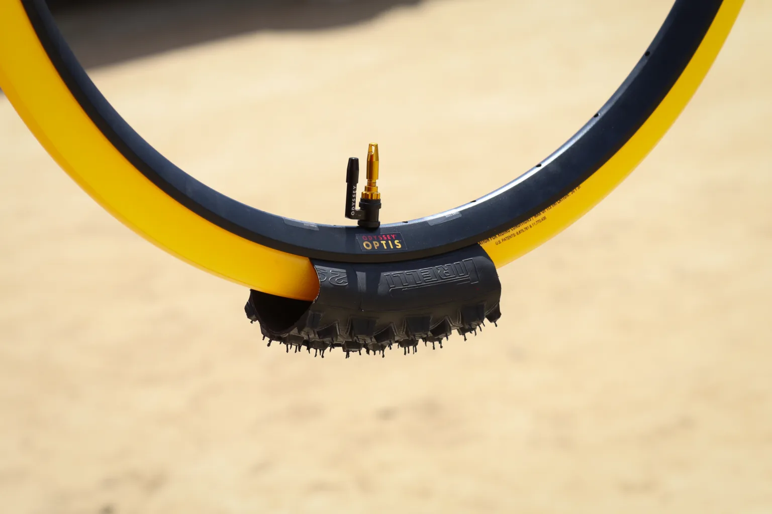 Odyssey Optis Pneumatic Tubeless Tire Insert Divides Tire into Two ...