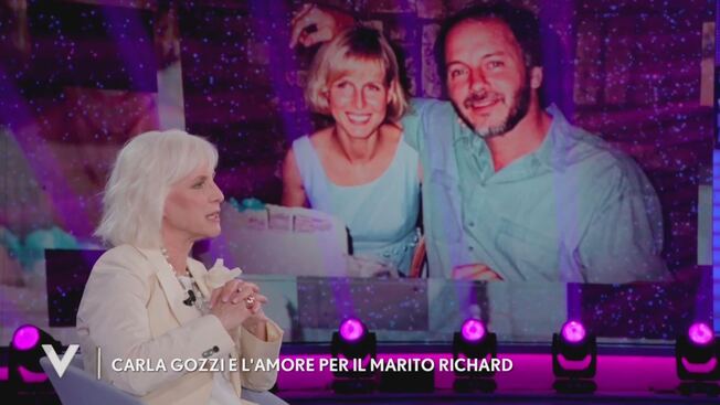 Carla Gozzi e l'amore per il marito Richard