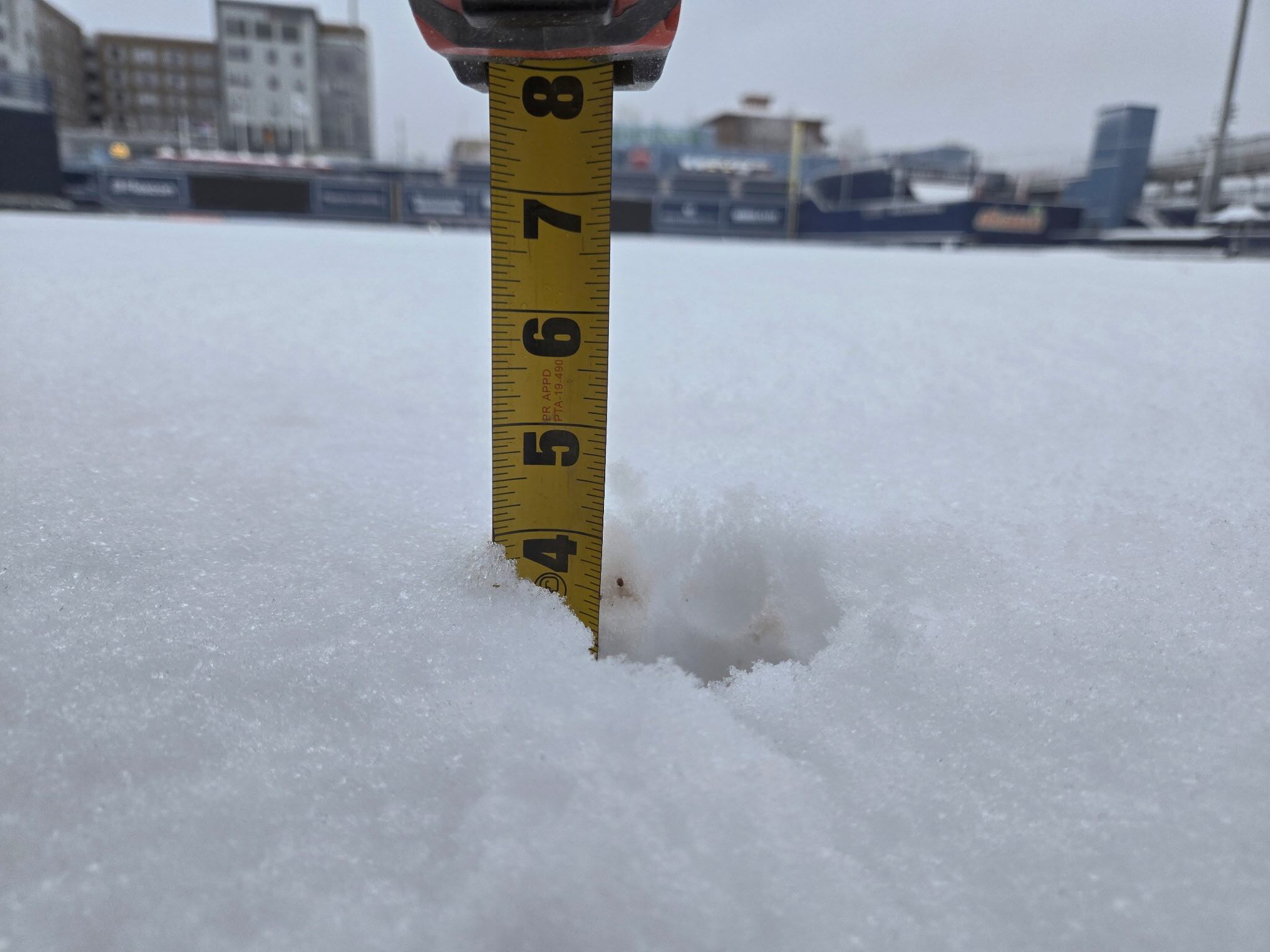 WooSox game postponed after storm dumps more than 4 inches of snow ...
