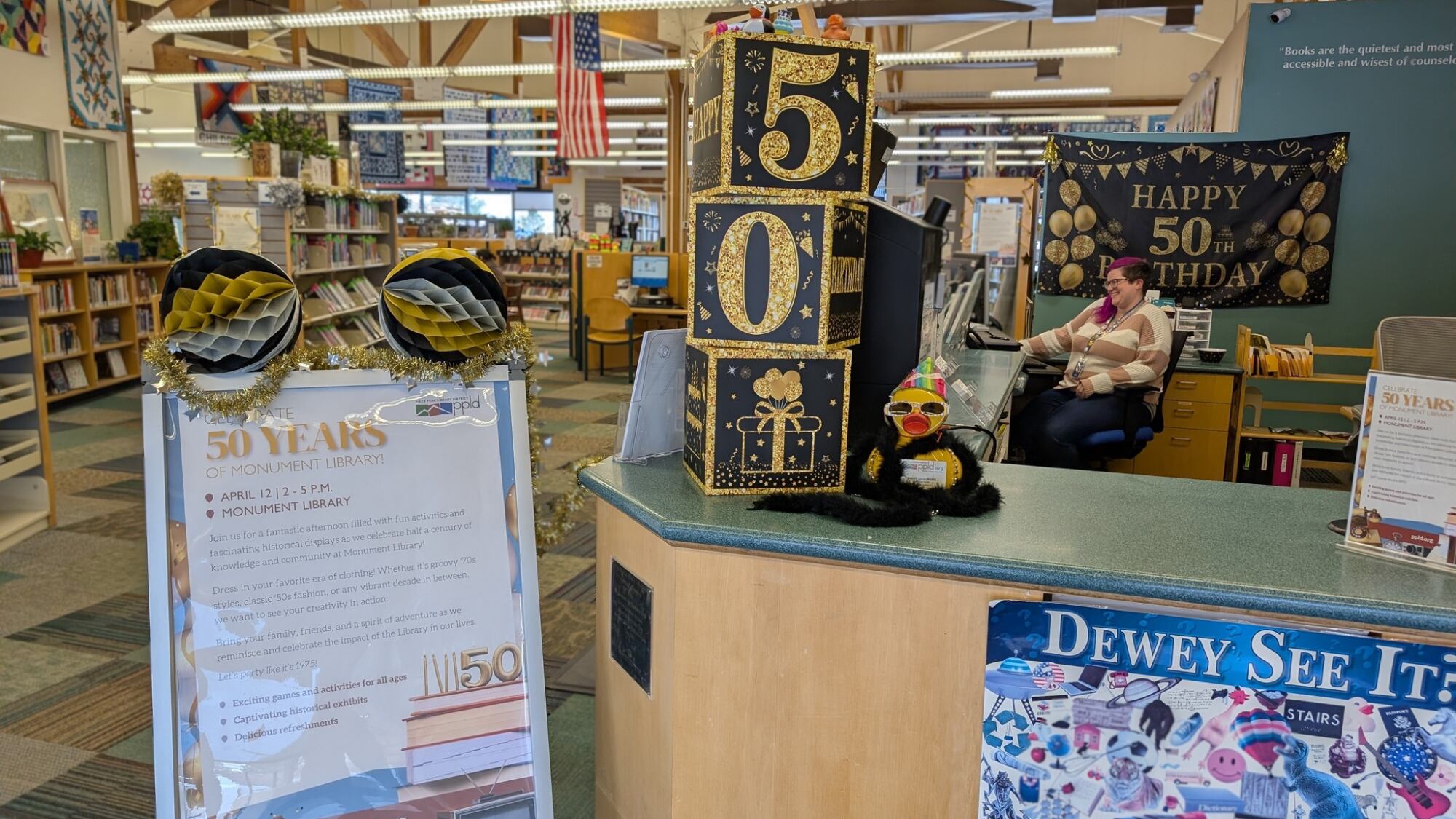 Monument Library celebrates big 5-0: Details on Saturday bash!