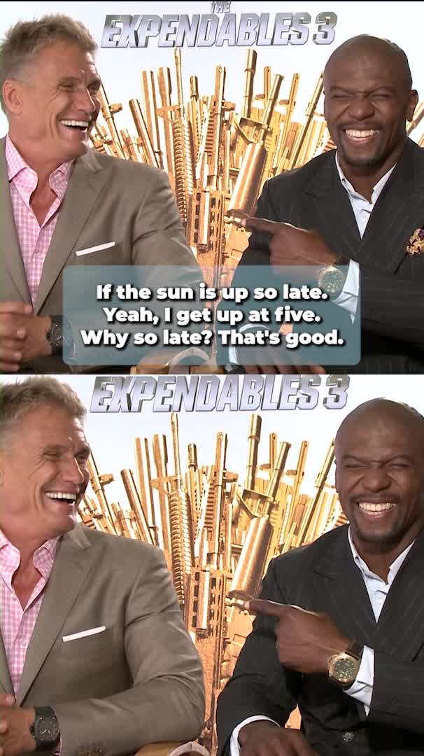 Why Terry Crews wakes up before the sun