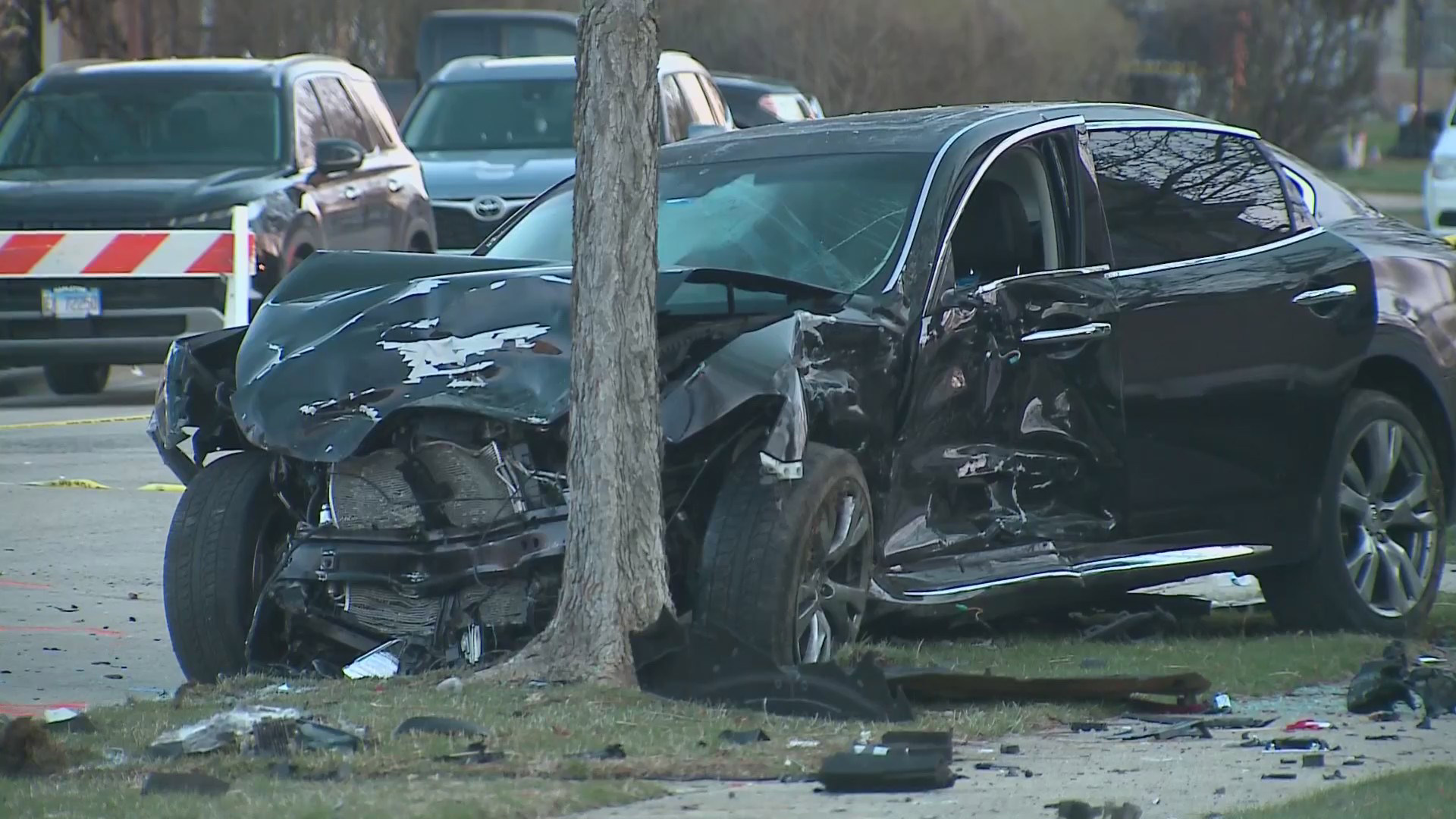 Source: Driver speeding excessively in Skokie crash that left 2 injured Source: Driver speeding excessively in Skokie crash that left 2 injured