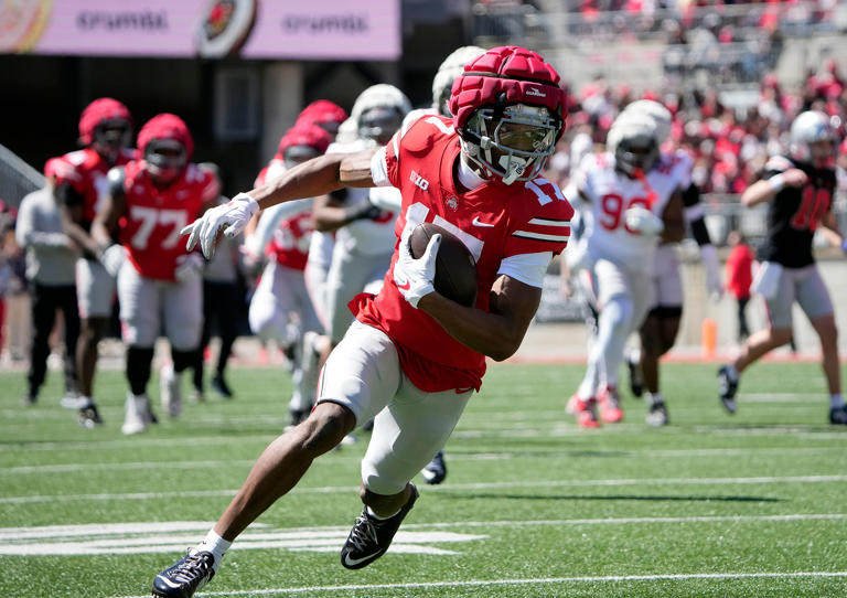Ohio State football offense wins 2025 spring game: score, highlights ...