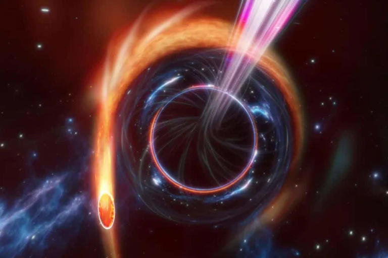 Supermassive Black Hole Erupts With Record-breaking X-ray Bursts