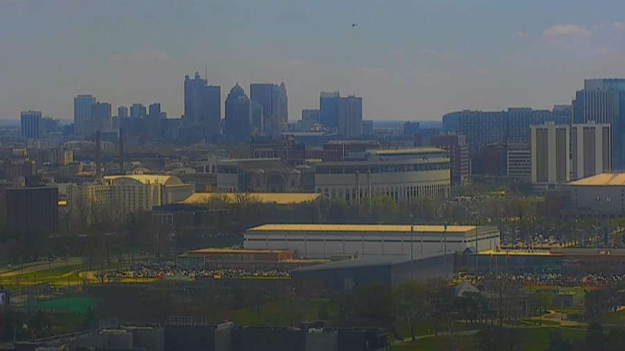 Crisp spring weekend, rain returns Monday