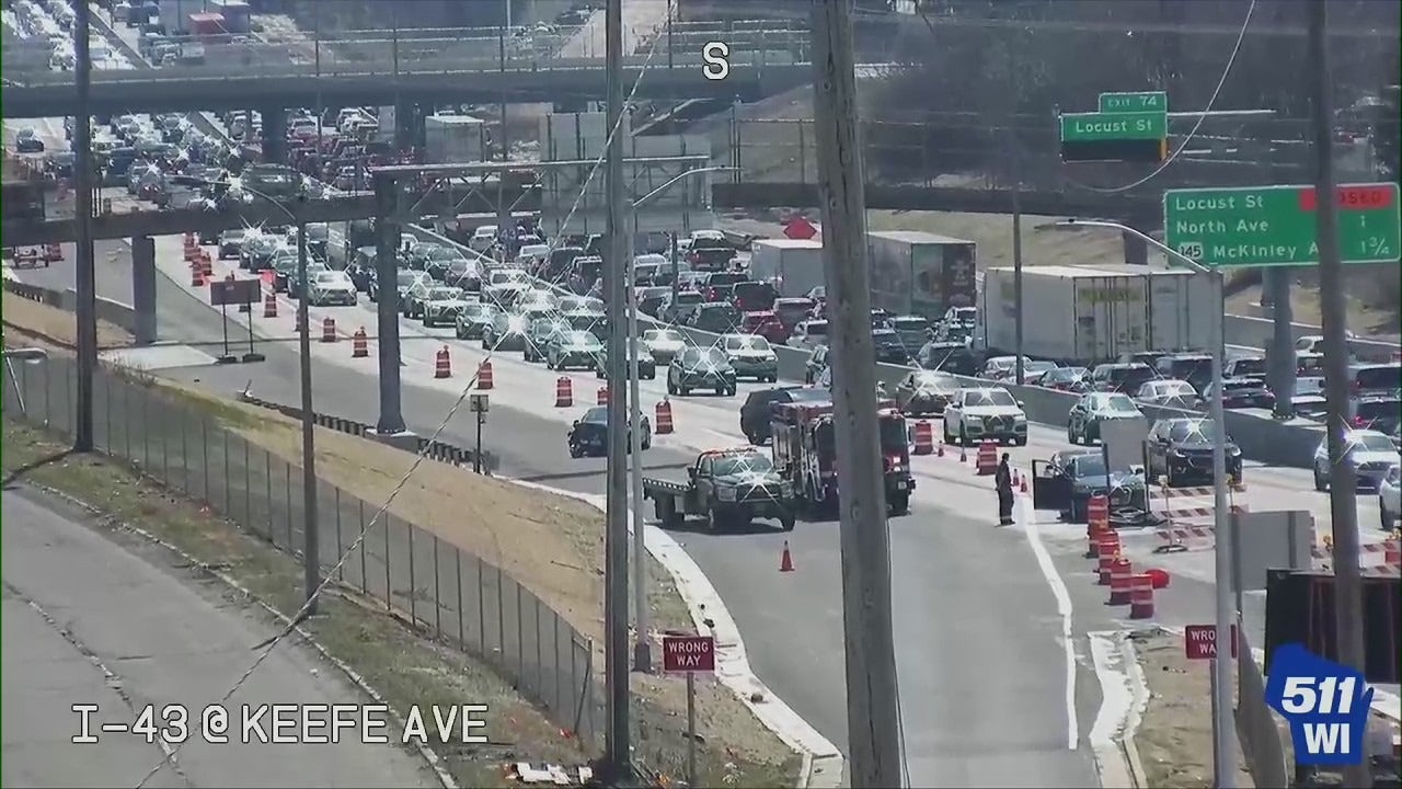 I-43 accidents in Milwaukee, traffic reopens after backups