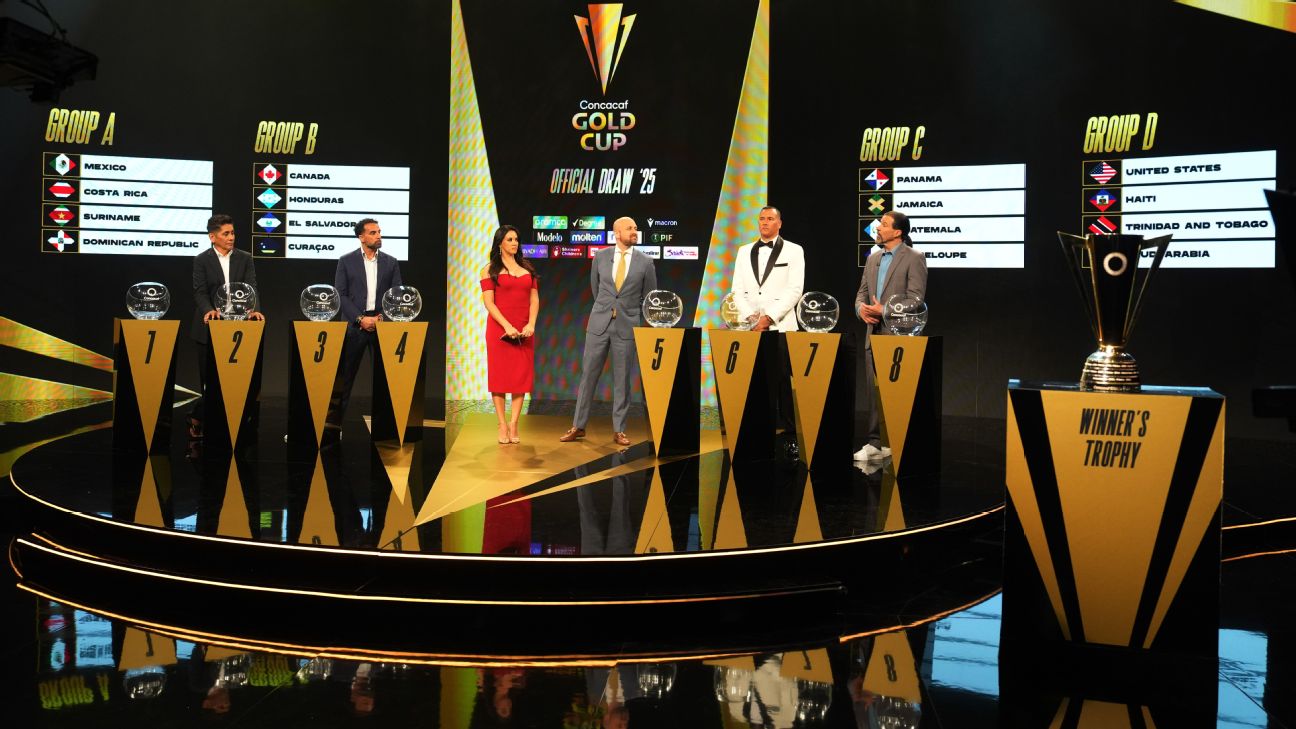 2025 Concacaf Gold Cup bracket and fixtures schedule