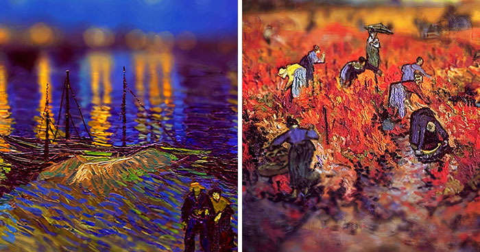 Artist Uses A Tilt-Shift Technique To Reimagine Iconic Paintings By ...