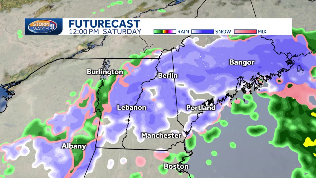Hour-by-hour: Snow, rain, mix moves through New Hampshire