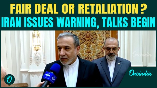Iran & US Hold Emergency Nuclear Talks in Oman |Araghchi Demands “Fair ...