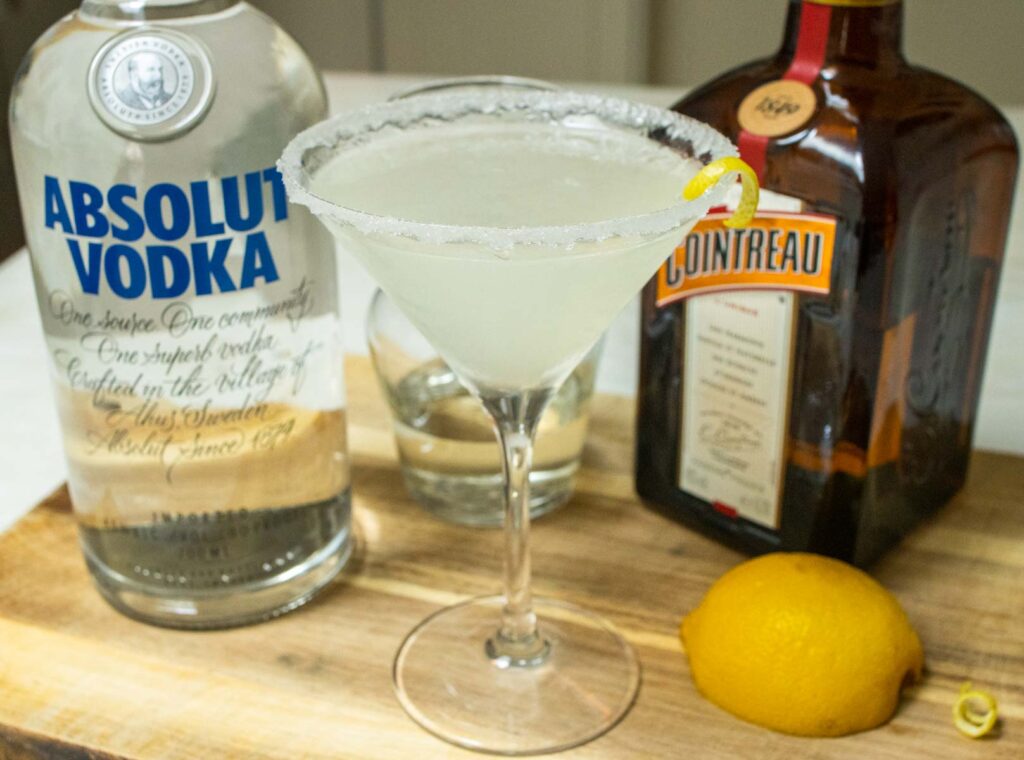 Easy lemon drop martini recipe