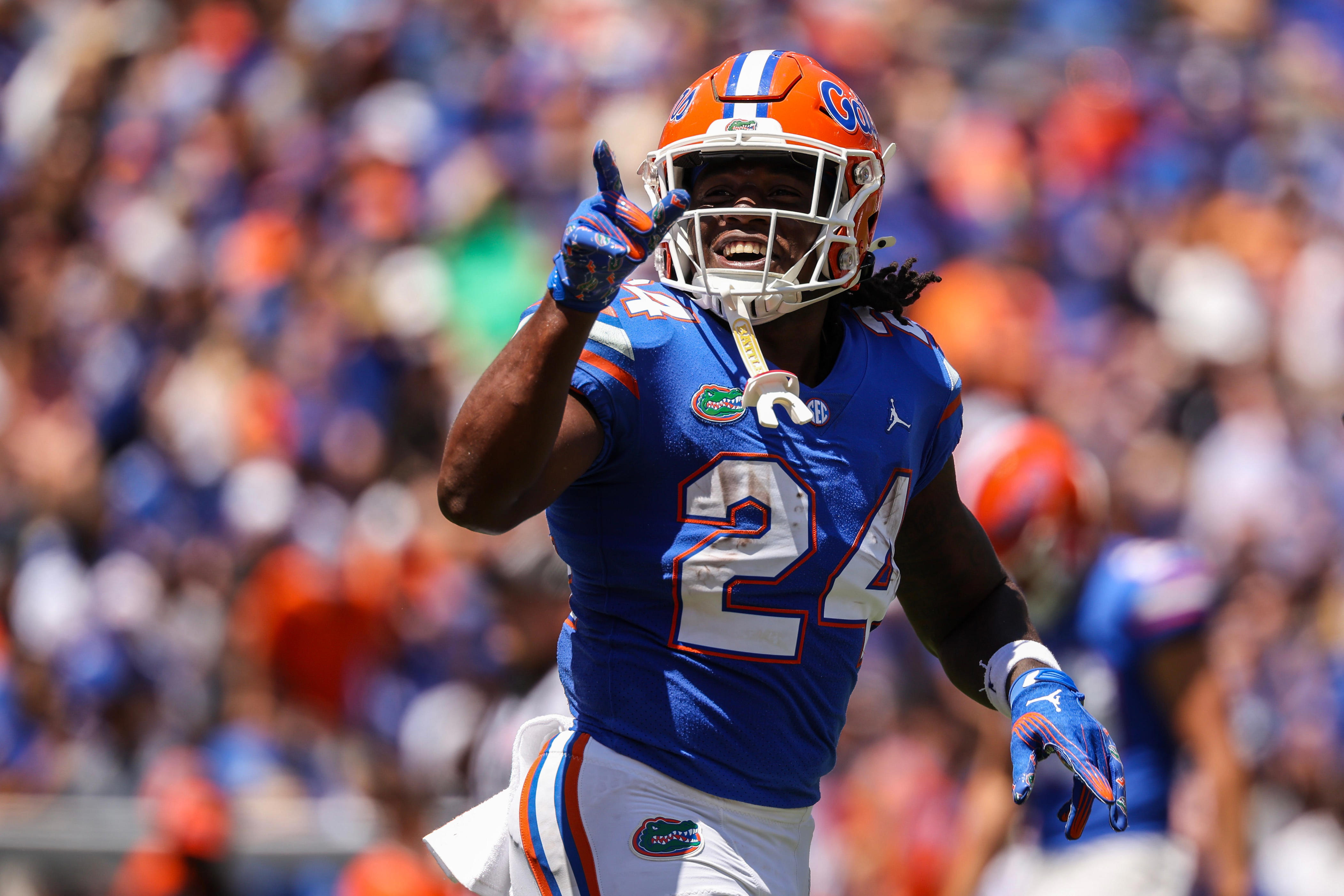 Florida RB Ja'Kobi Jackson talks explosive performance in Orange and ...