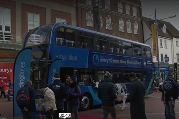 When the world's first gas-fuelled double-decker buses were introduced ...