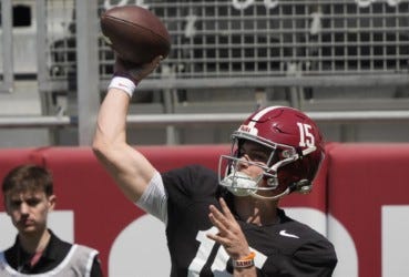 How did Alabama football QB Ty Simpson do at A-Day? A look at his ...