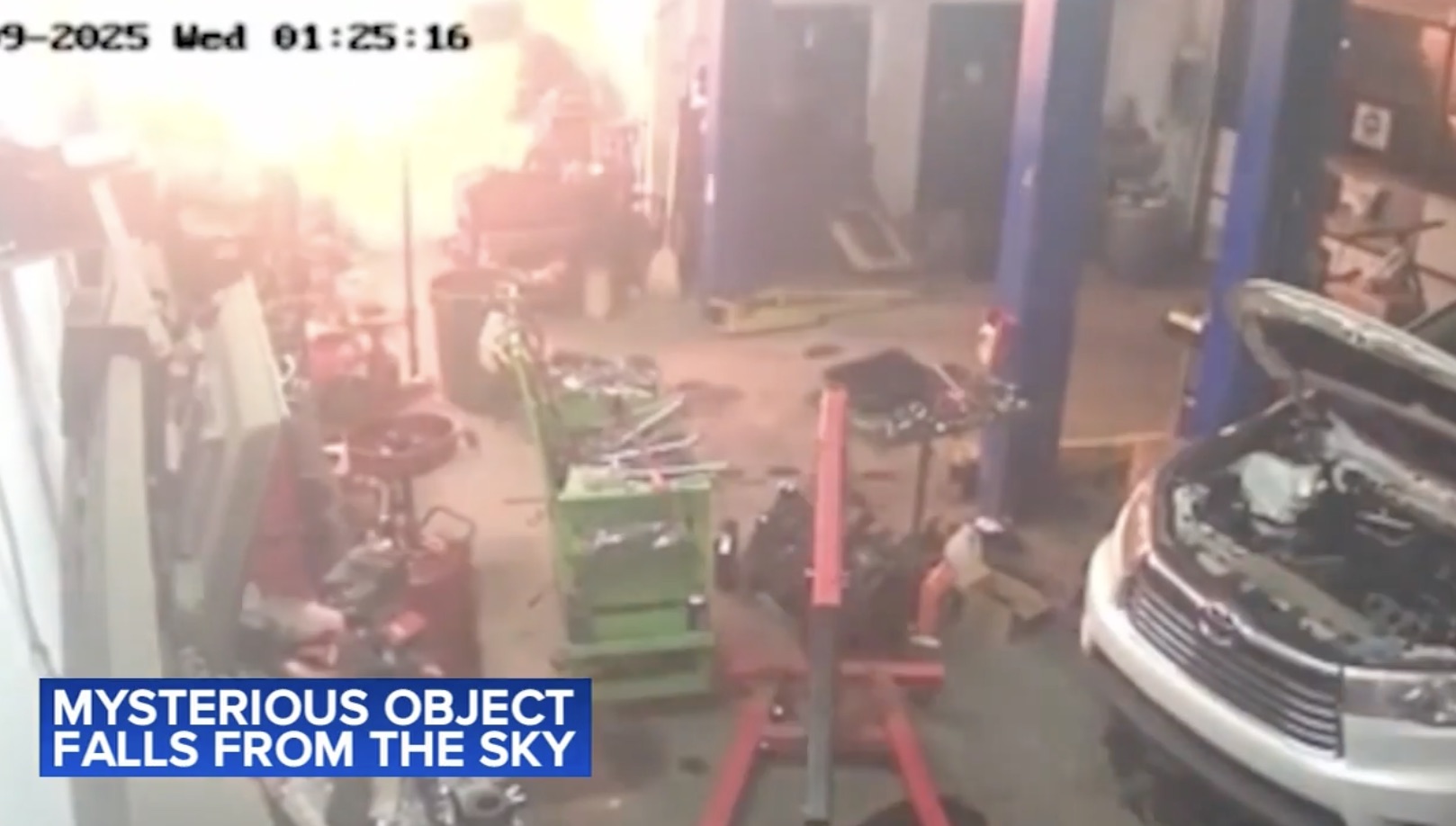 Mysterious Booming Object Falls From Sky, Caught on Security Cameras in ...