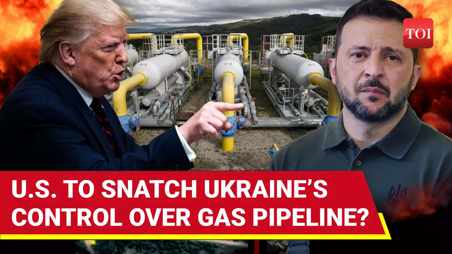 Trump Pressures Ukraine To Hand Over Gas Pipeline Control in Explosive ...
