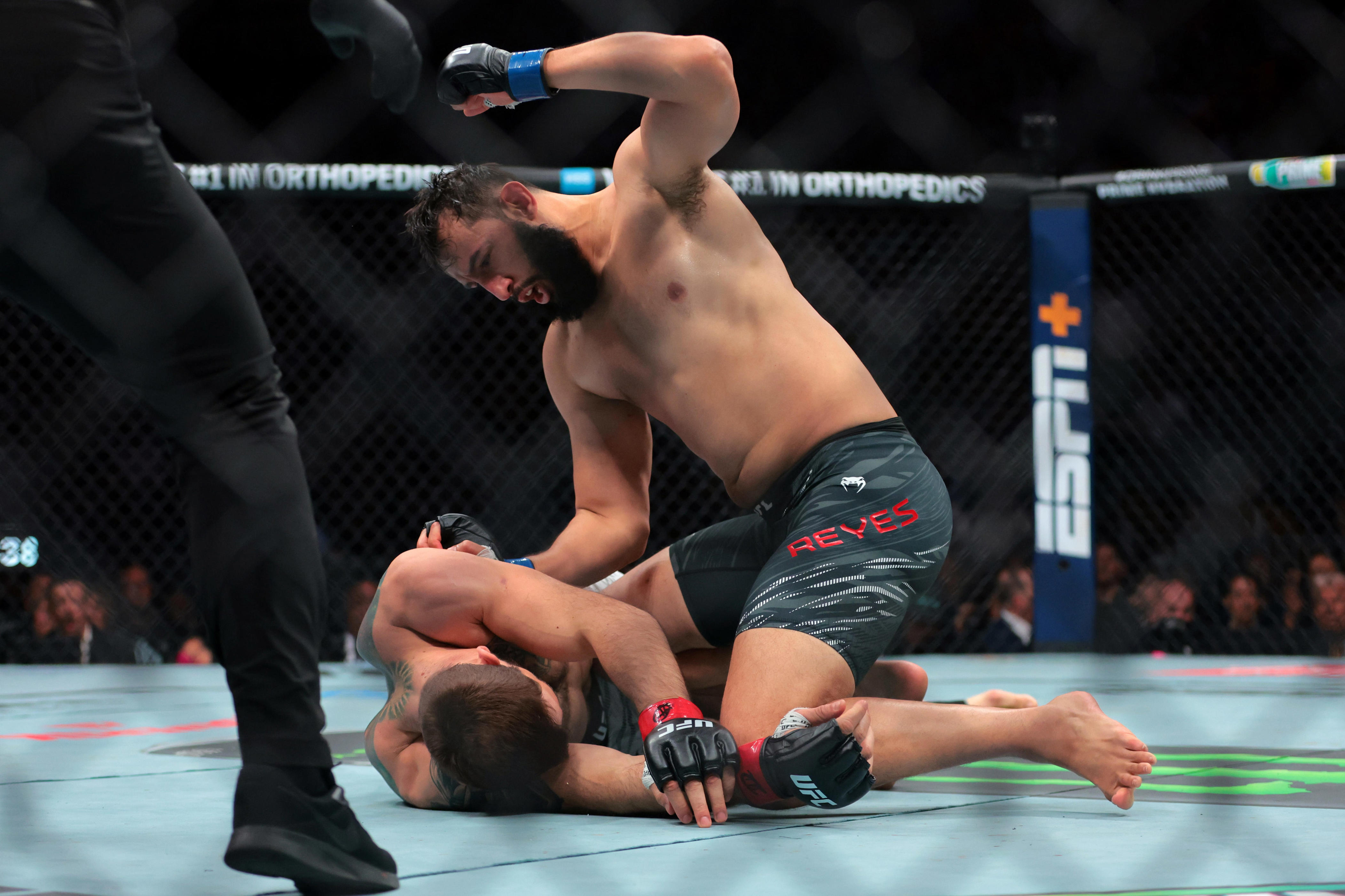UFC 314 results: Dominick Reyes sleeps Nikita Krylov with clean ...