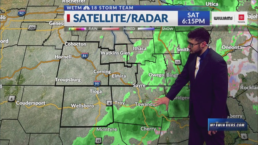 Warmer temps and possible showers, storms expected next week