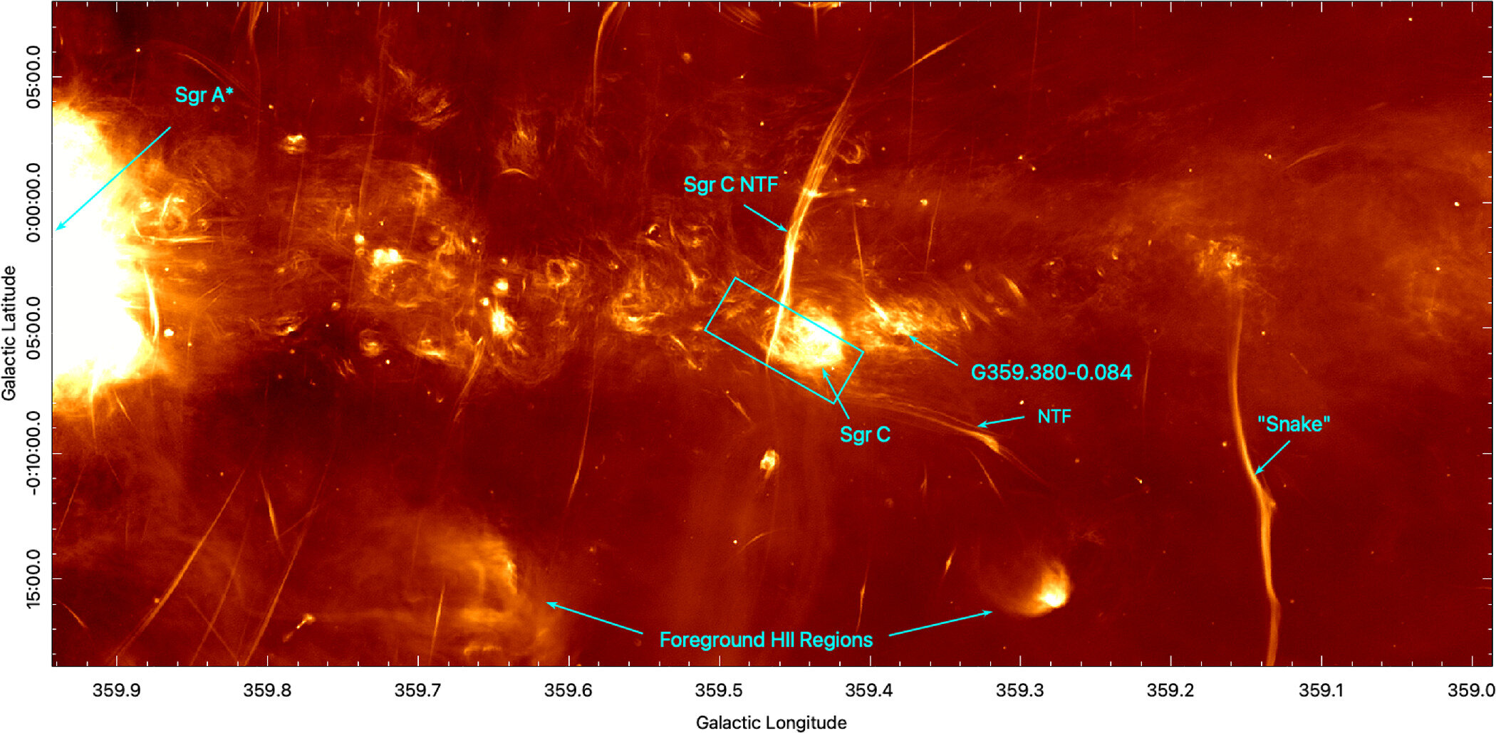 What are these spaghetti-like structures at the heart of our galaxy? 🔭