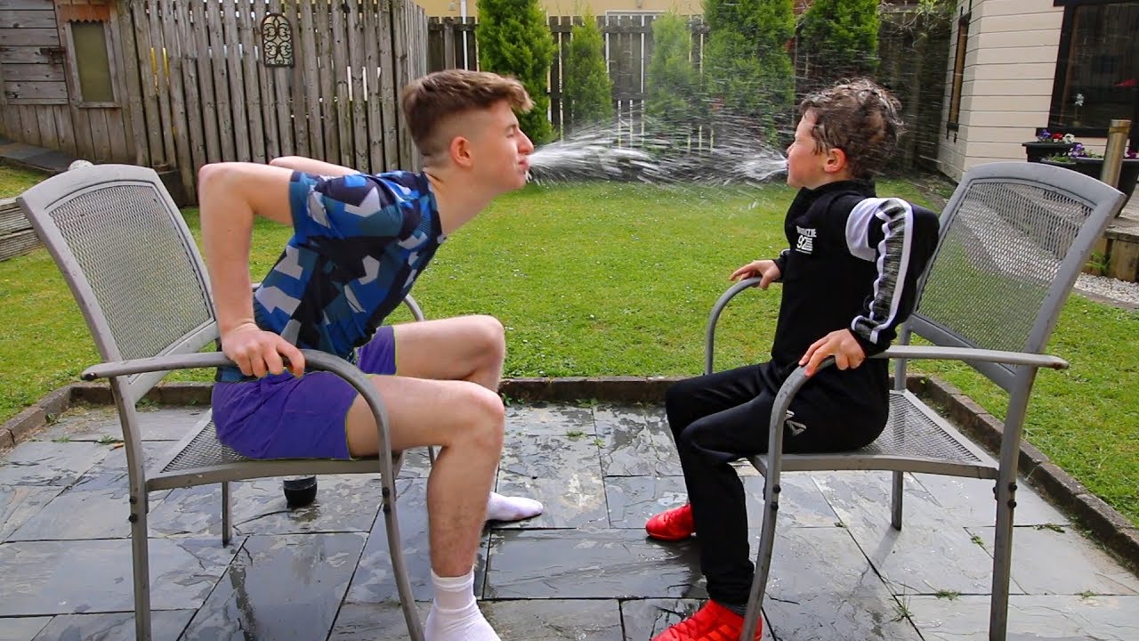 Try Not to Laugh Challenge Versus My Little Brother