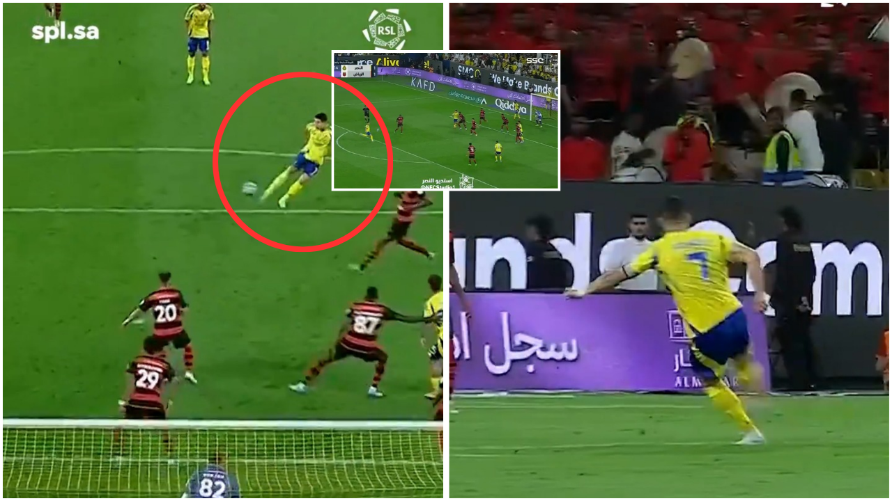 Watch: Cristiano Ronaldo scores an astonishing goal off a volley to ...