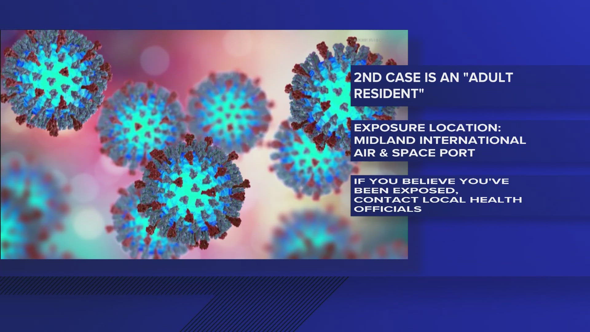 Midland Health Department reports second measles case