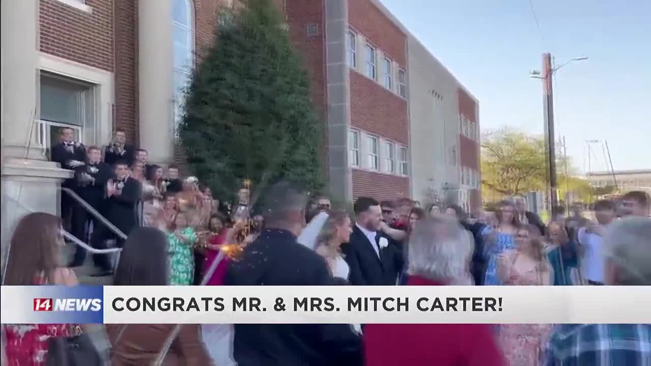 14 News Mitch Carter gets married!