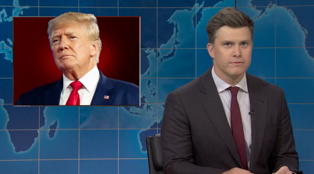Colin Jost Jokes Trump's Affinity For Tariffs Is "Like Listening To ...