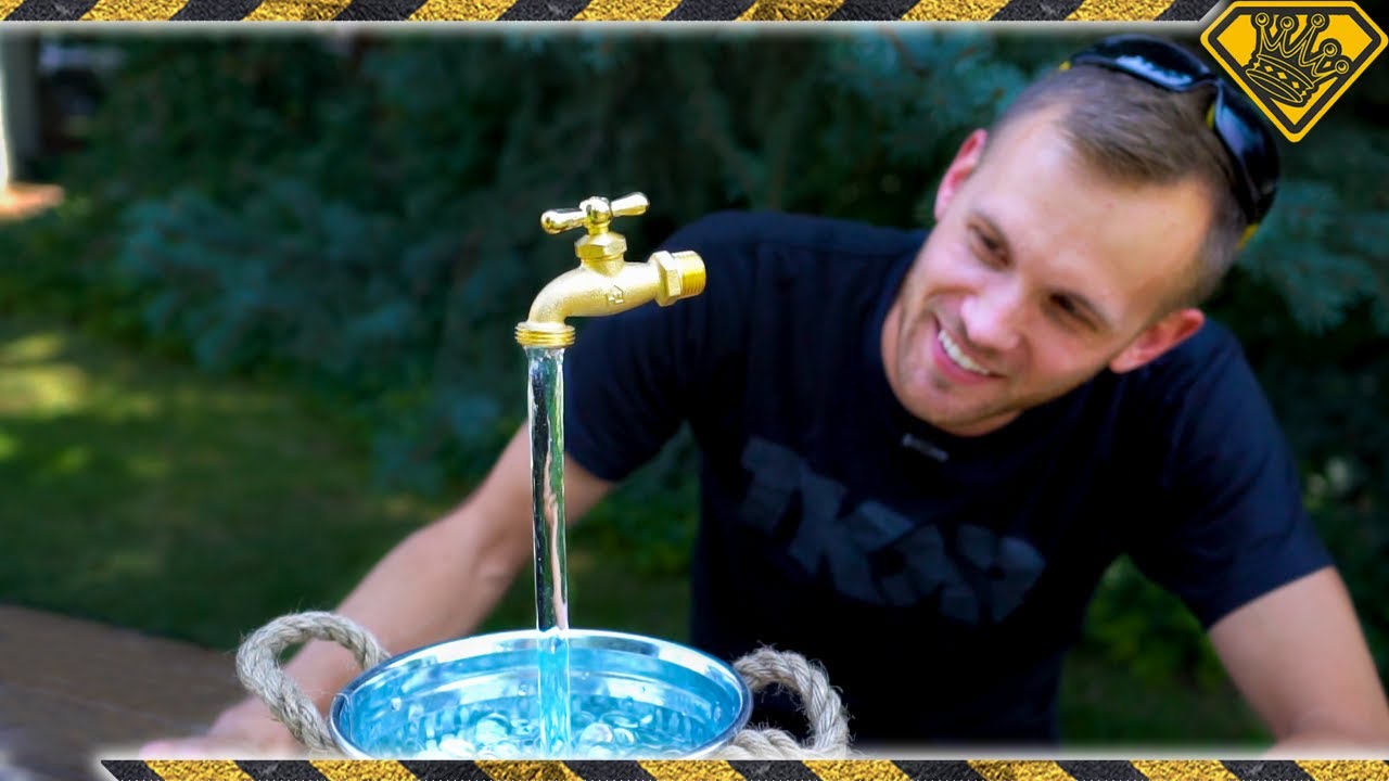 Learn how to make a floating fountain at home