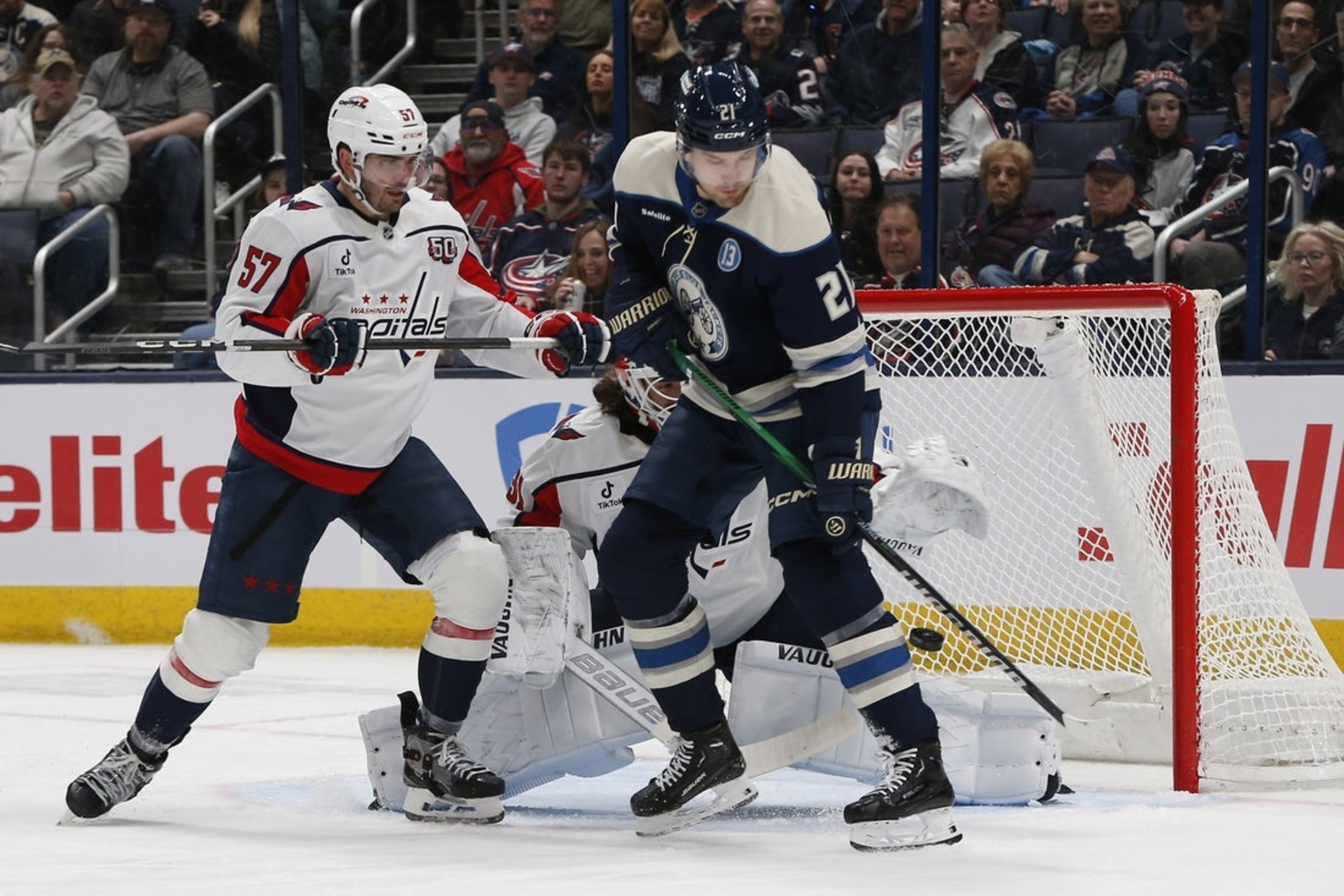 Blue Jackets score seven in lopsided shutout vs. Caps