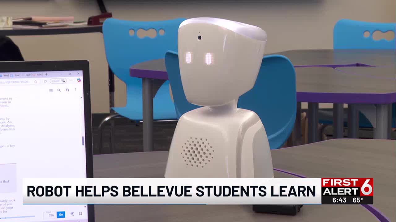 AV1 robot helping Bellevue University students learn away from the ...