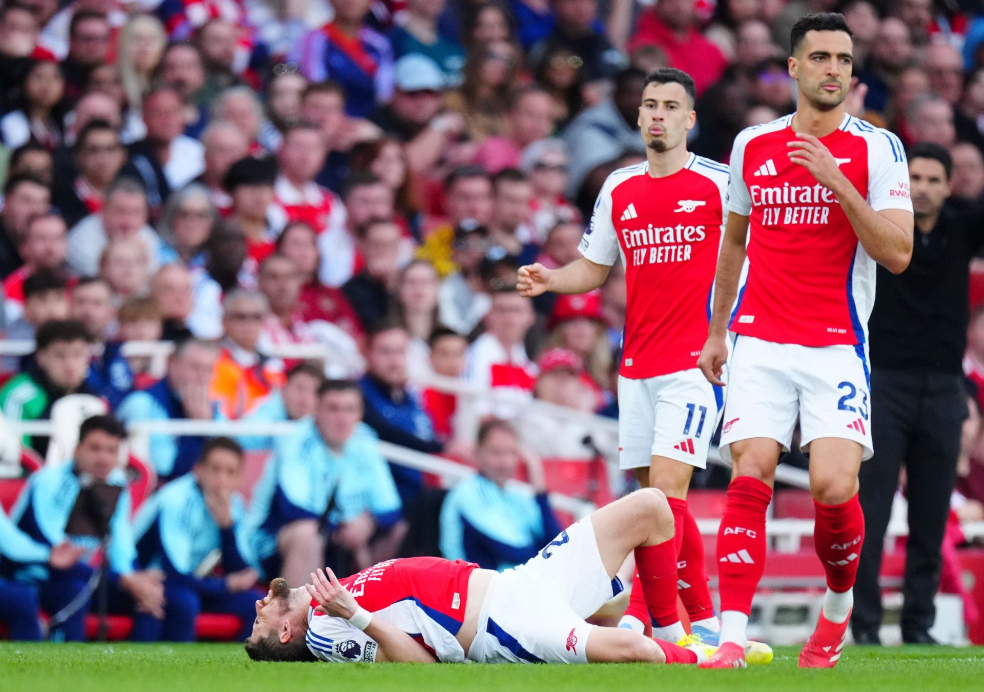 Arsenal suffer Thomas Partey and Jorginho injury blows before Real ...