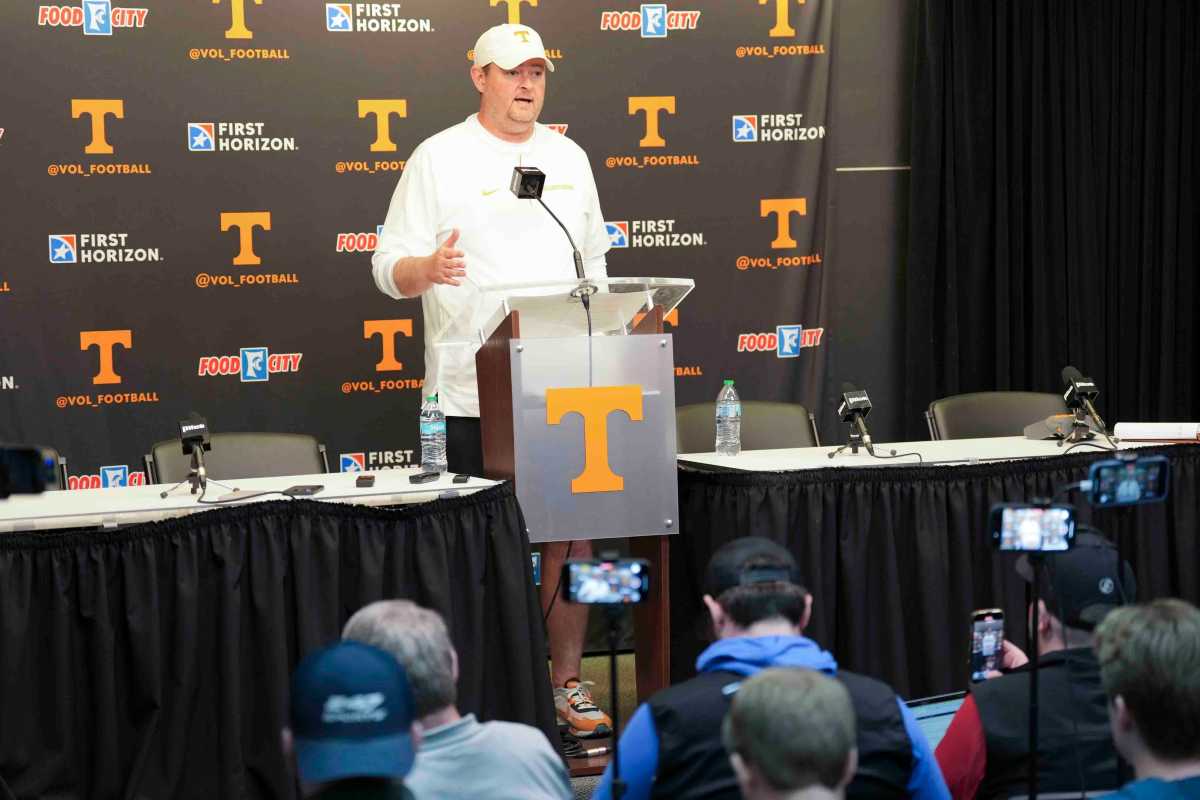 Tennessee Vols head coach Josh Heupel spills the beans on exactly when ...