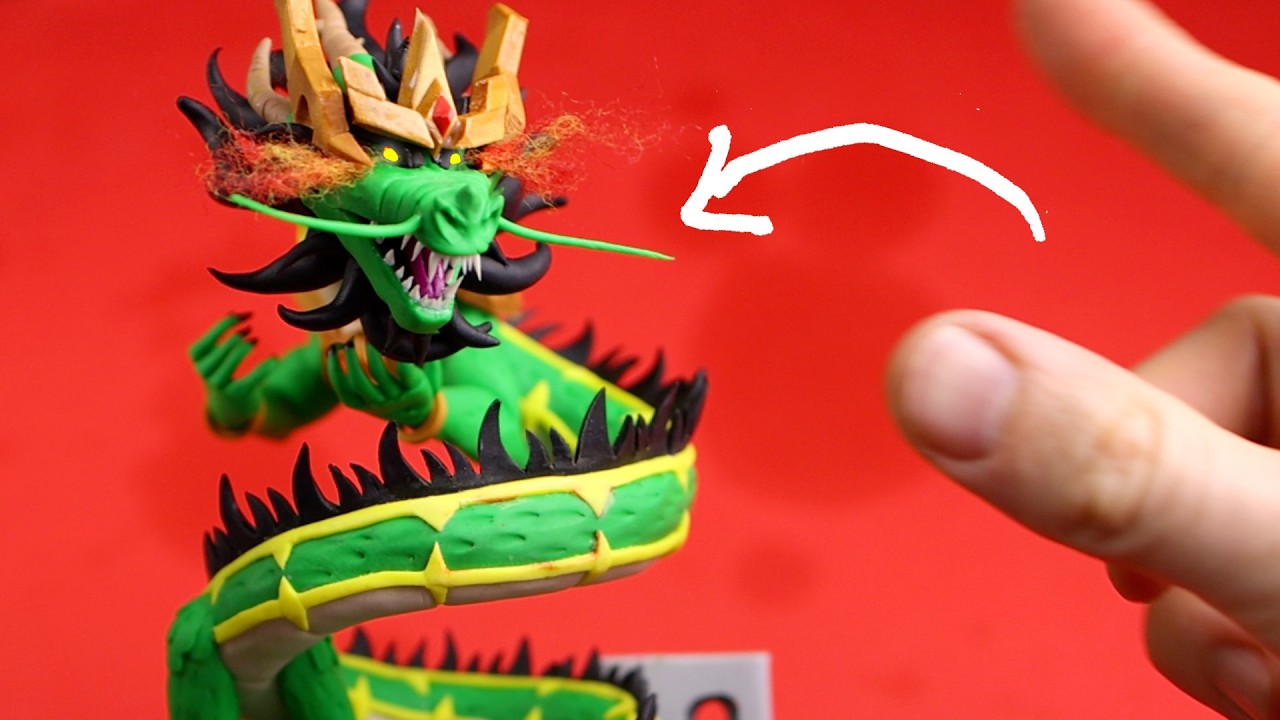 I made Dragon Rework entirely out of CLAY!