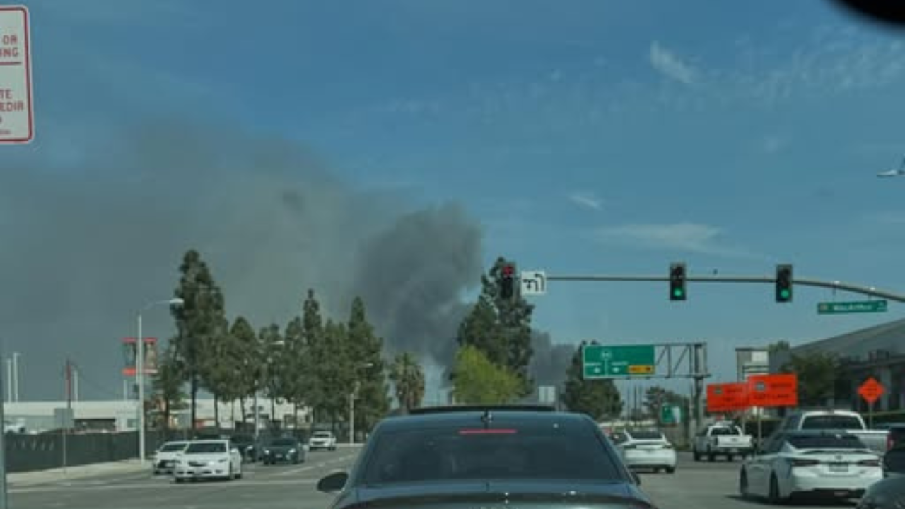 Irvine, California: Fire Erupts At Commercial Building In Orange County ...