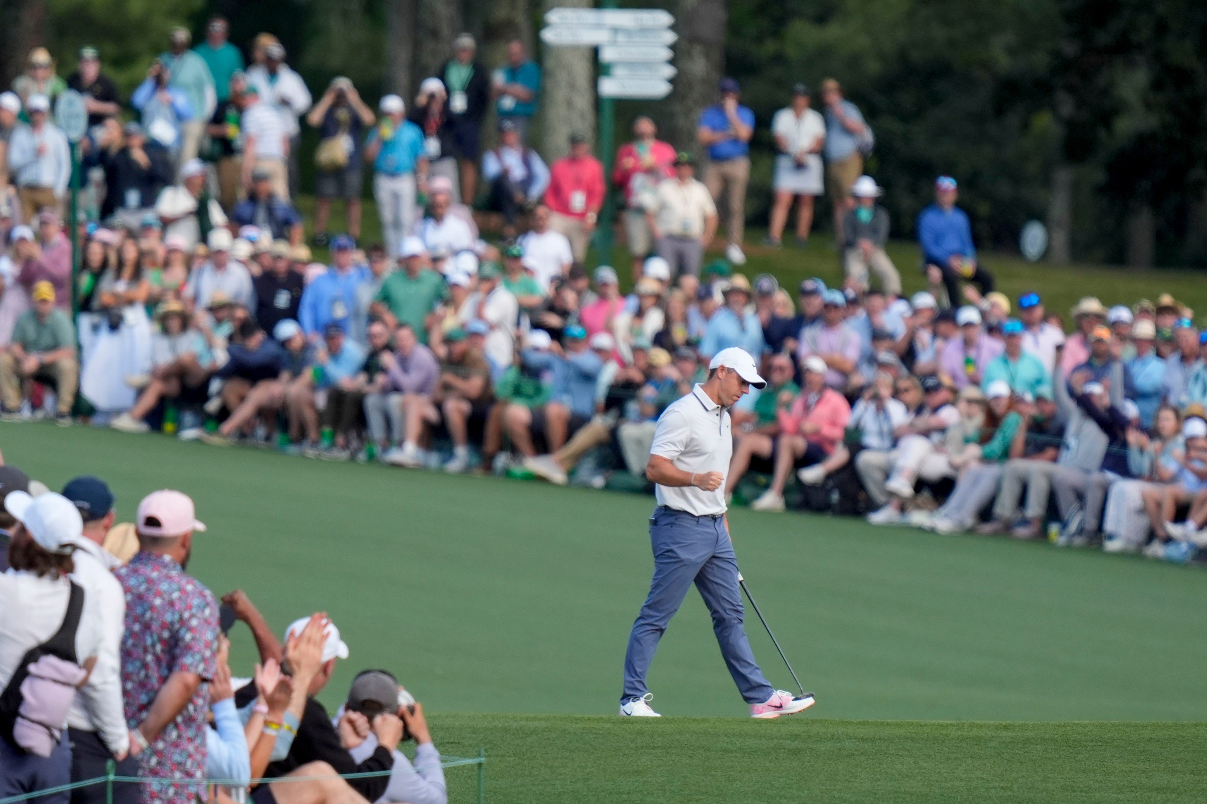 Rory McIlroy's Augusta National visit reveals champions locker mates
